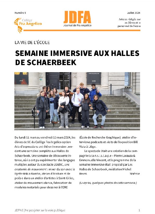 Le JDFA :: Collège Fra Angelico